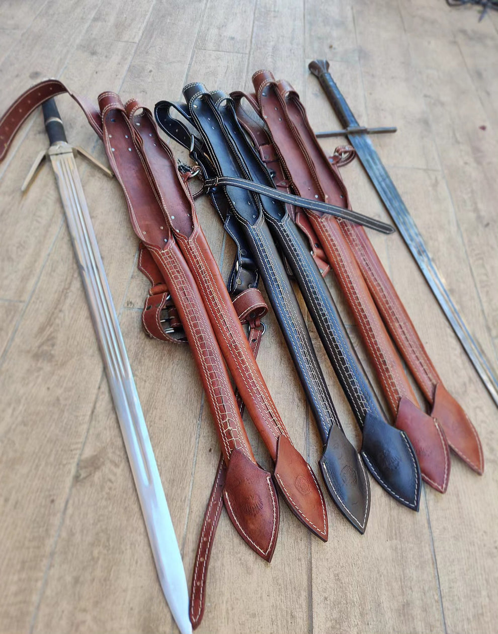 ⚔️ BACK SWORD SHEATH - The Witcher 3 Geralt of Rivia inspired Double ...