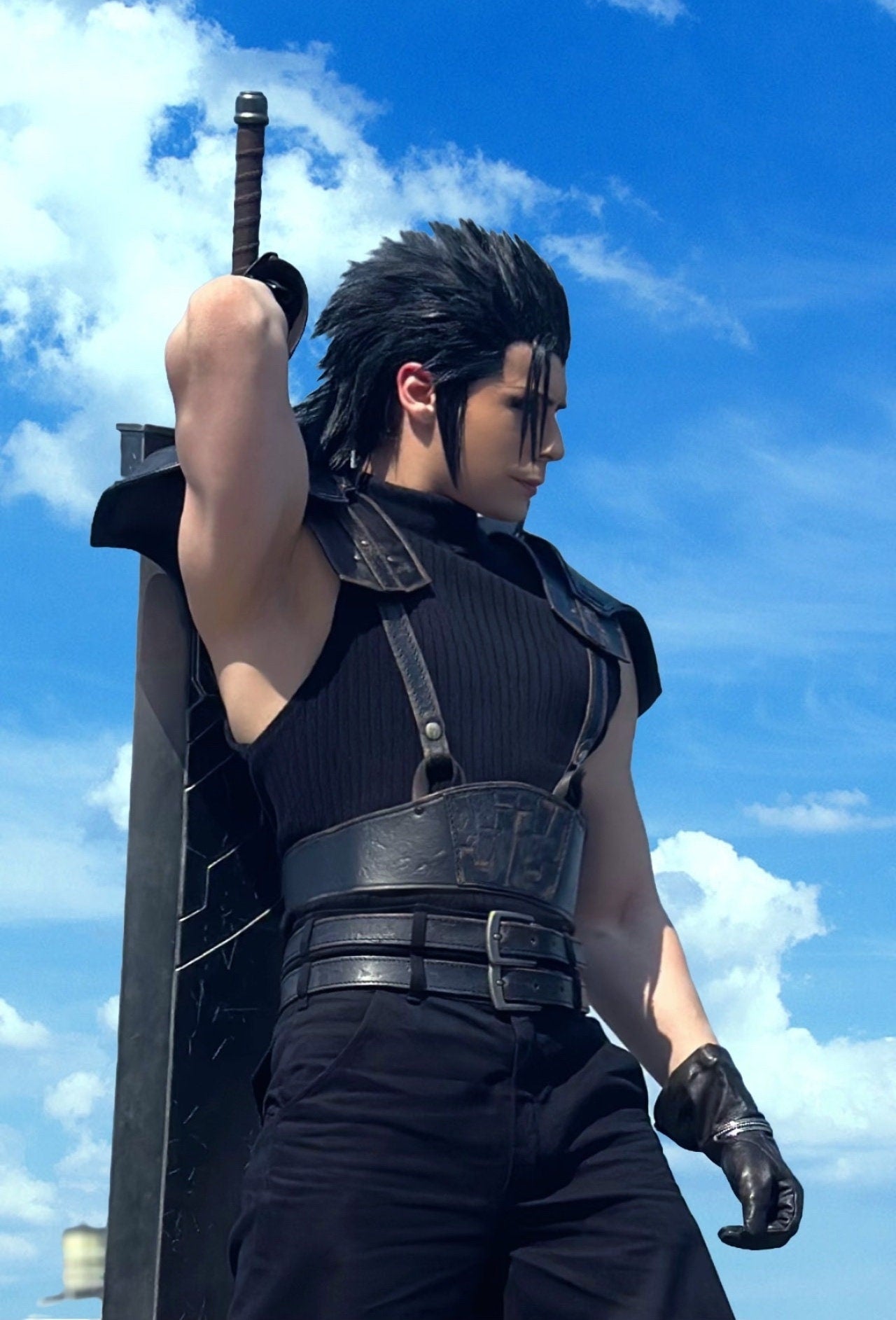 Cloud Strife / Zack Fair Cosplay - Final Fantasy 7 SOLDIER Belt, Harne ...
